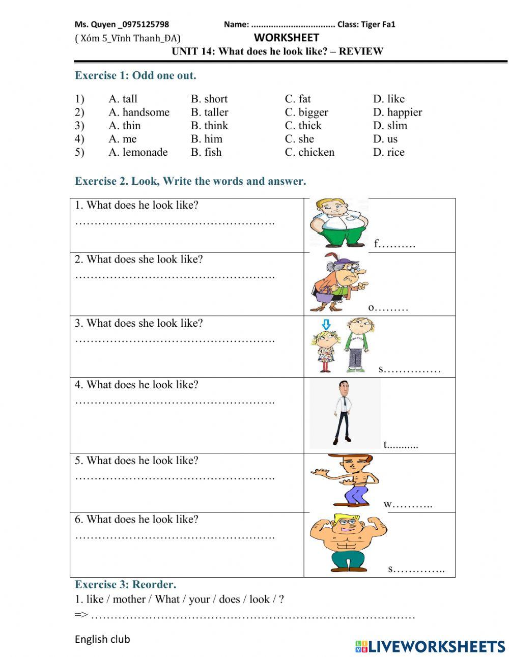 E4-U14-REVIEW | Free Interactive Worksheets | 4282777