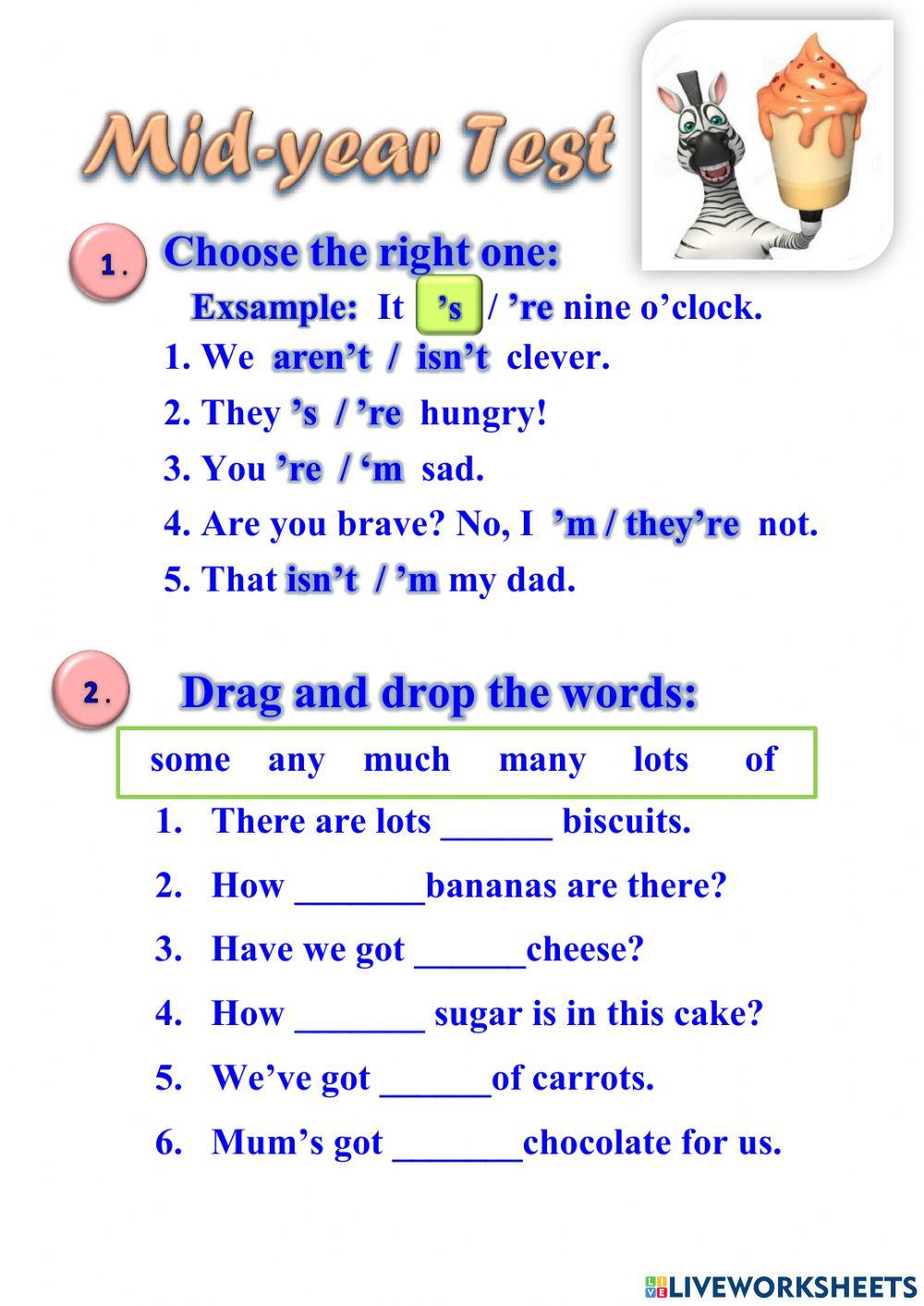 1867394 | Middle-year Test | Diana Marinova Angelova