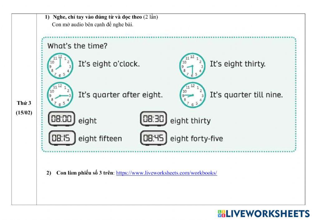 NIK 3 Unit 7 worksheet | Live Worksheets