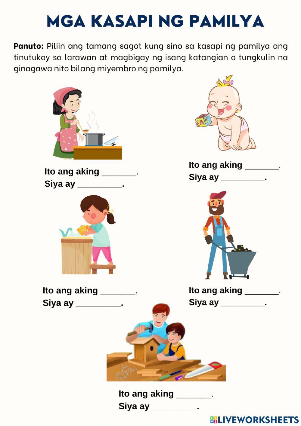 Alituntunin Ng Pamilya Worksheet Live Worksheets - vrogue.co
