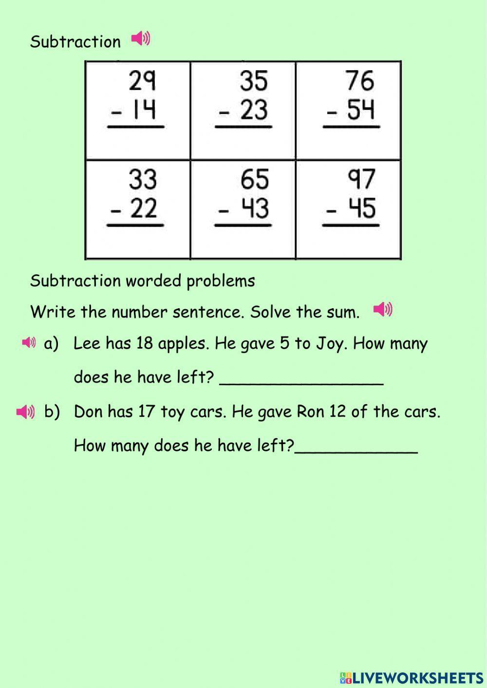 Math Revision | Free Interactive Worksheets | 1869317