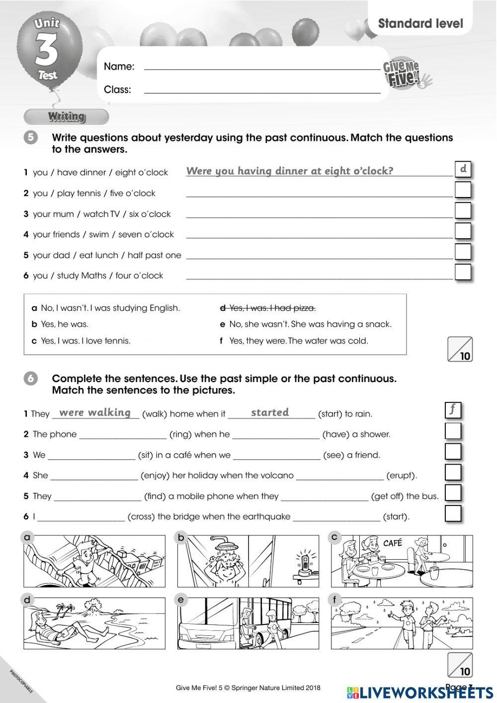 navio unit3 online exercise for | Live Worksheets