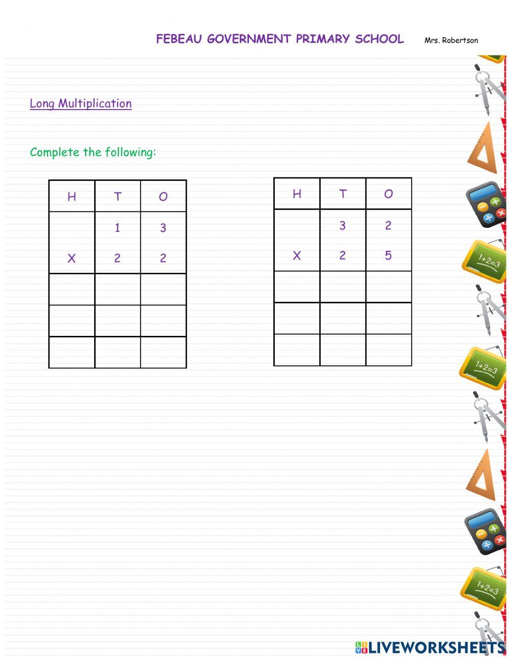 Mid-Term Exam Std 3 worksheet | Live Worksheets