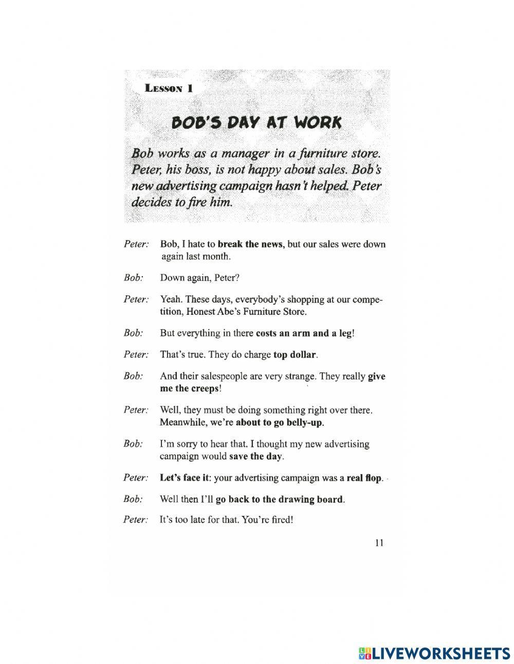 SLAA lesson 1 | Free Interactive Worksheets | 1871390