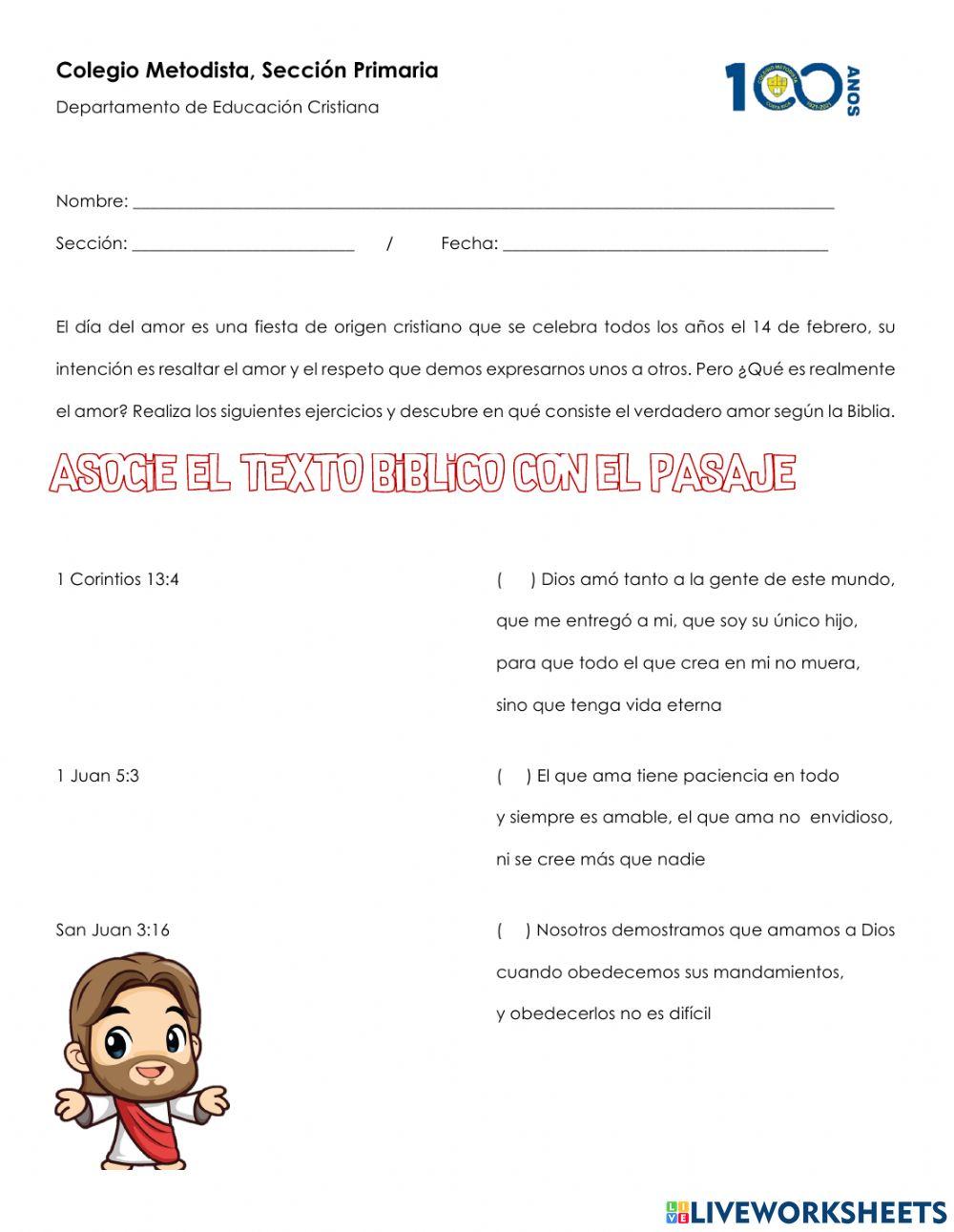 El verdadero amor worksheet | Live Worksheets