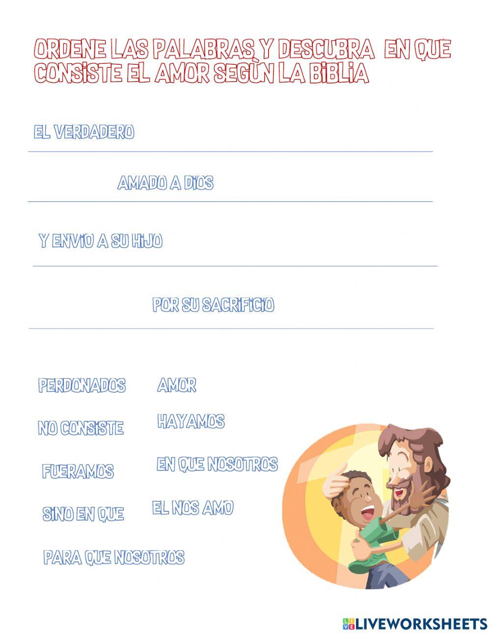 El verdadero amor worksheet | Live Worksheets