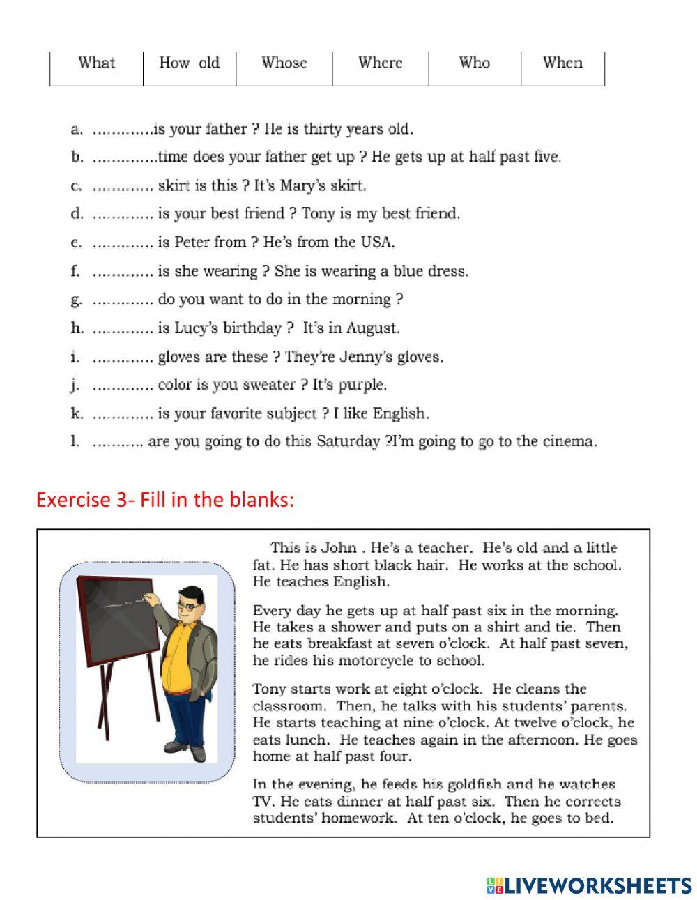 Time - lesson 6 worksheet | Live Worksheets