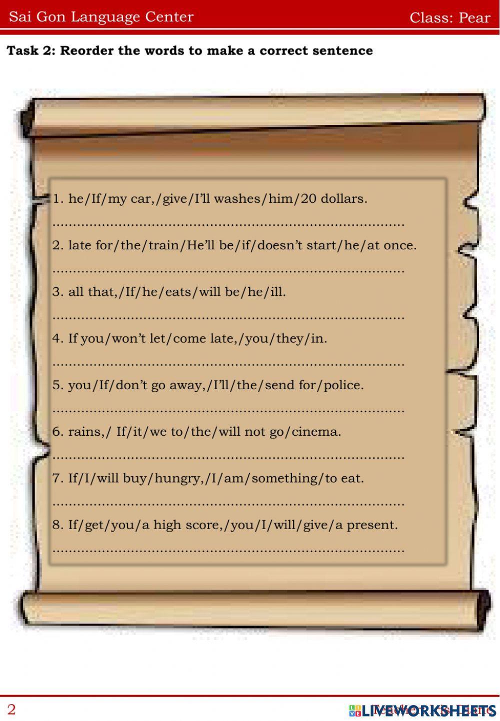 Homework-class Pear Feb 13th worksheet | Live Worksheets