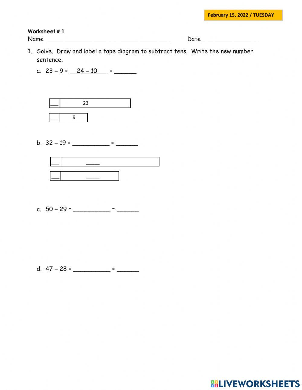 grade 2 lesson 23 online exercise for | Live Worksheets