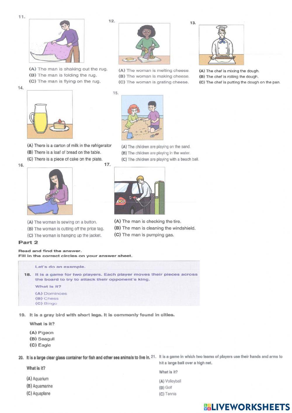 Teacher Jennifer TP S1 practice test 3 worksheet | Live Worksheets