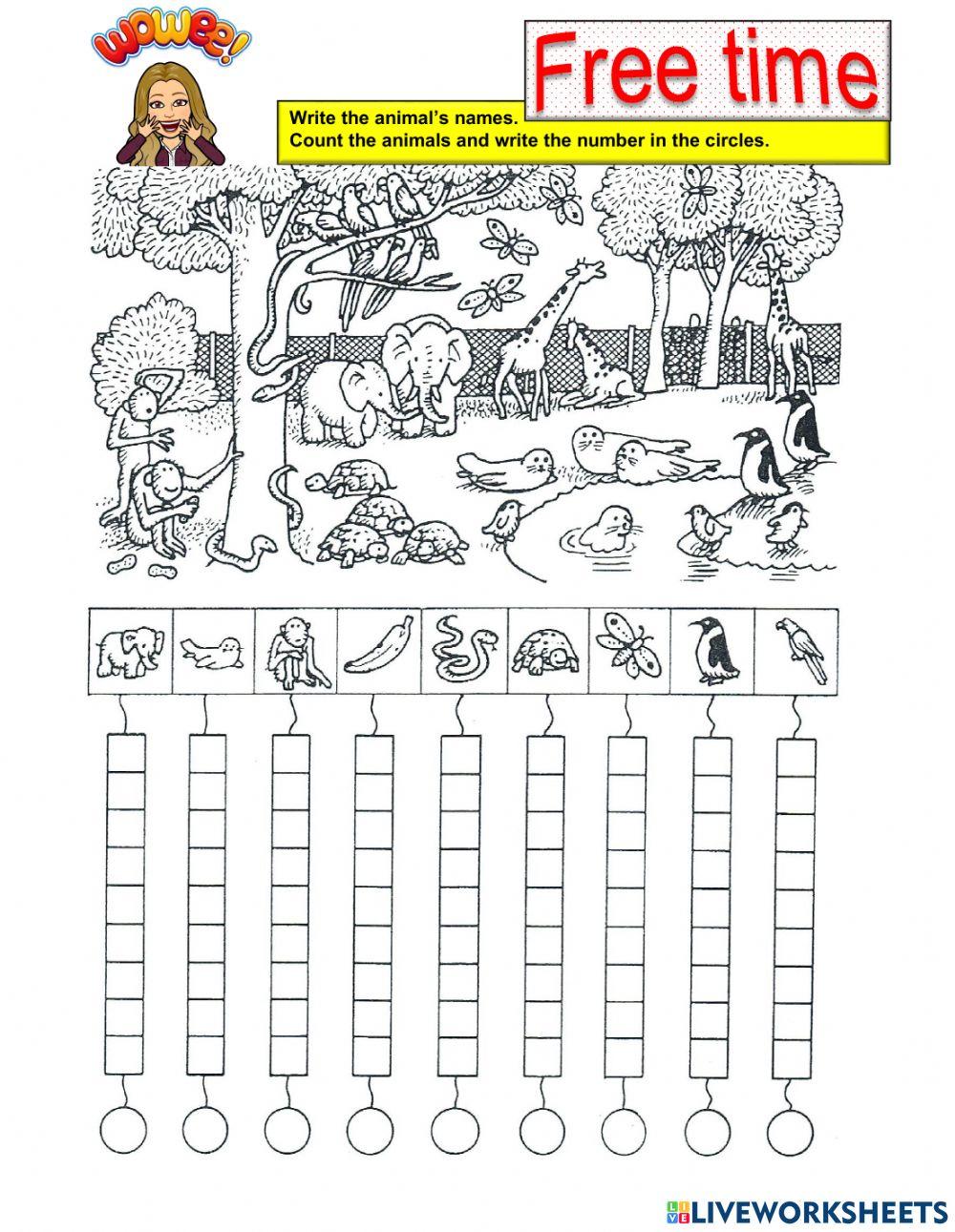 Free Time online exercise for Beginners | Live Worksheets