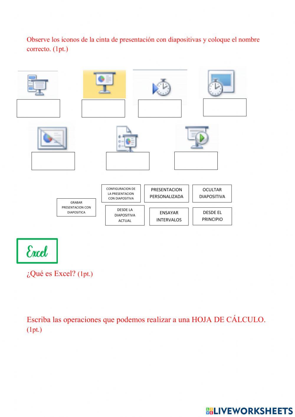Examen 6to | Free Interactive Worksheets | 1872497
