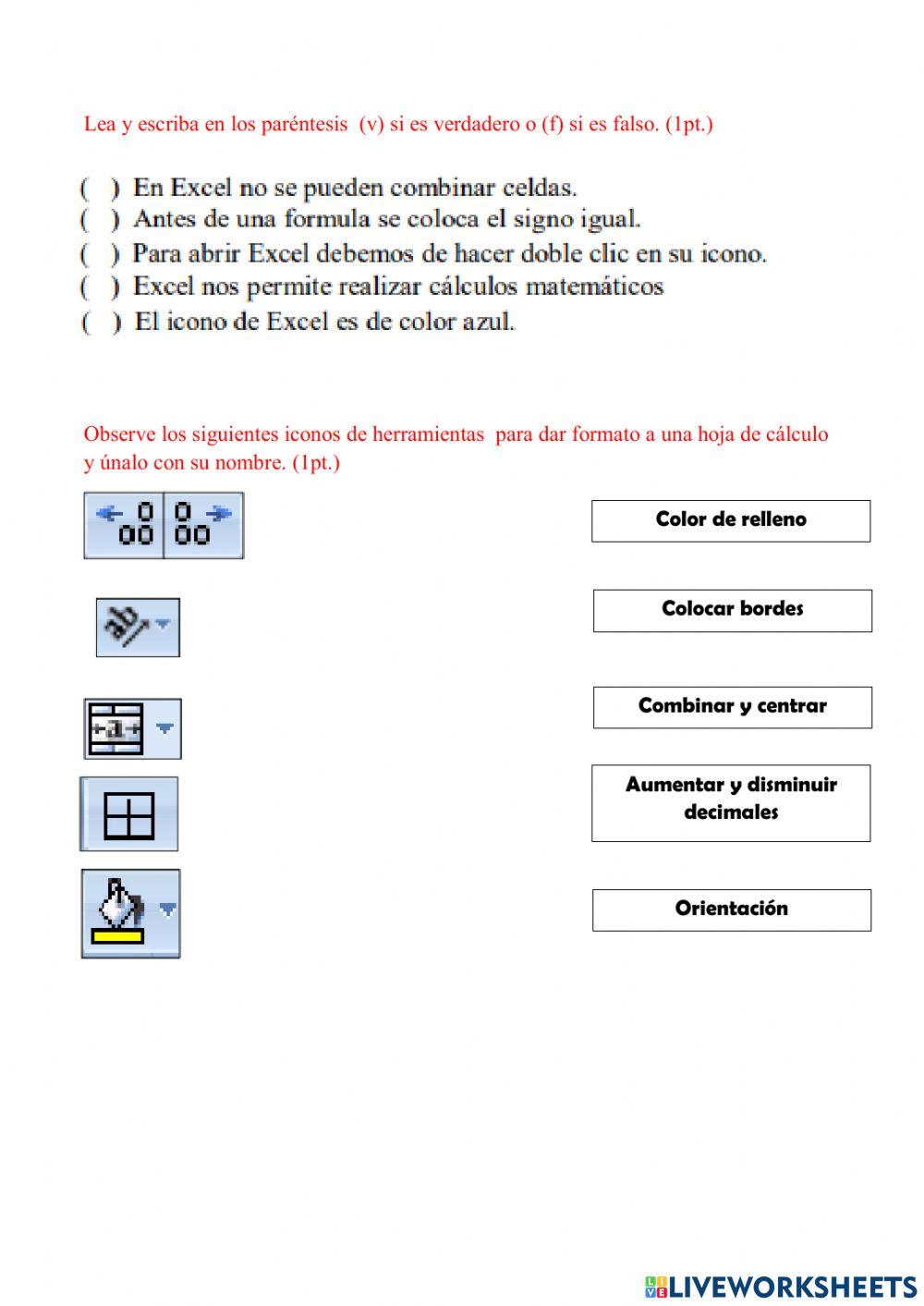 Examen 6to | Free Interactive Worksheets | 1872497
