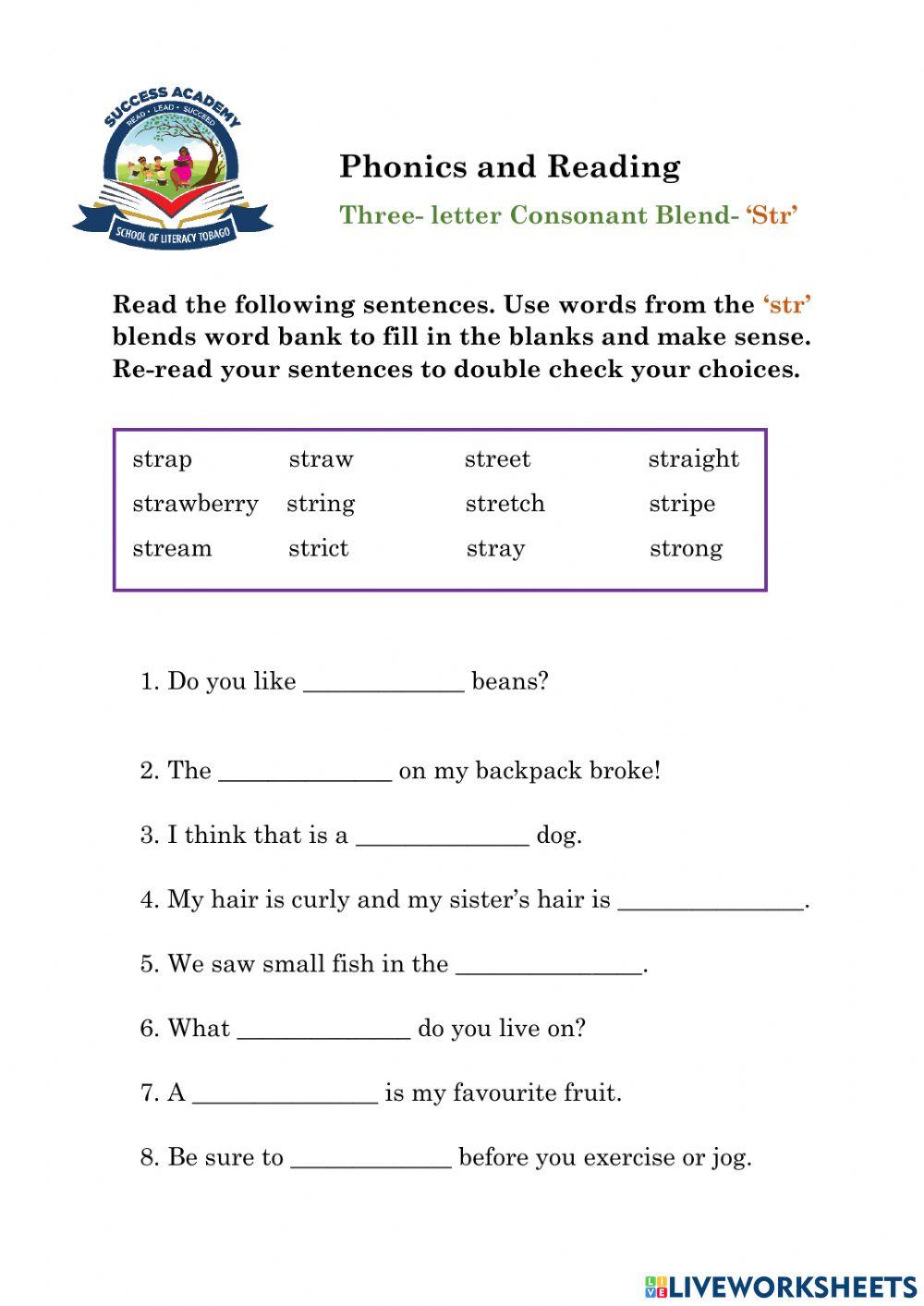 Three letter co… | Free Interactive Worksheets | 3547831