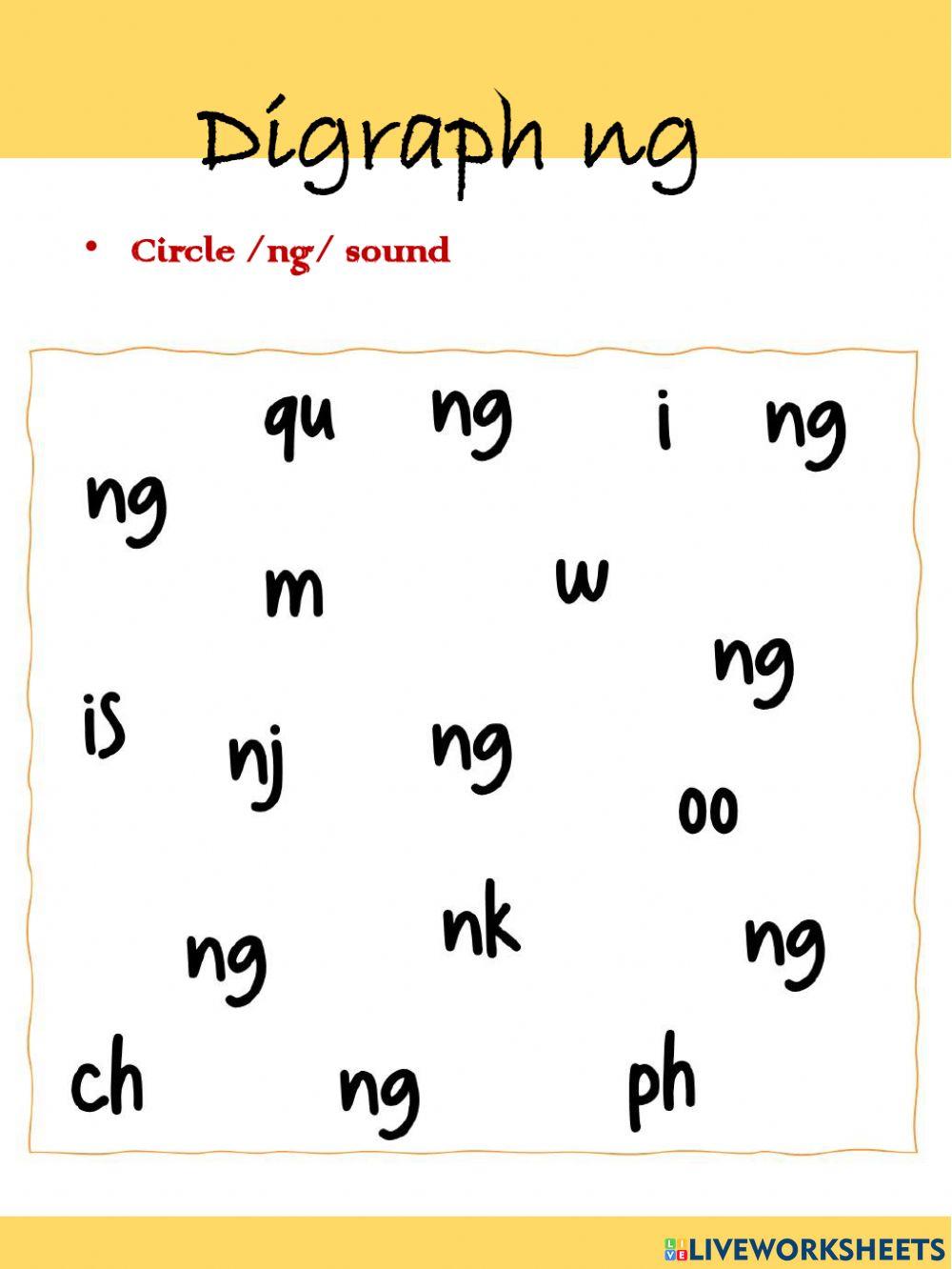 ng online exercise for | Live Worksheets