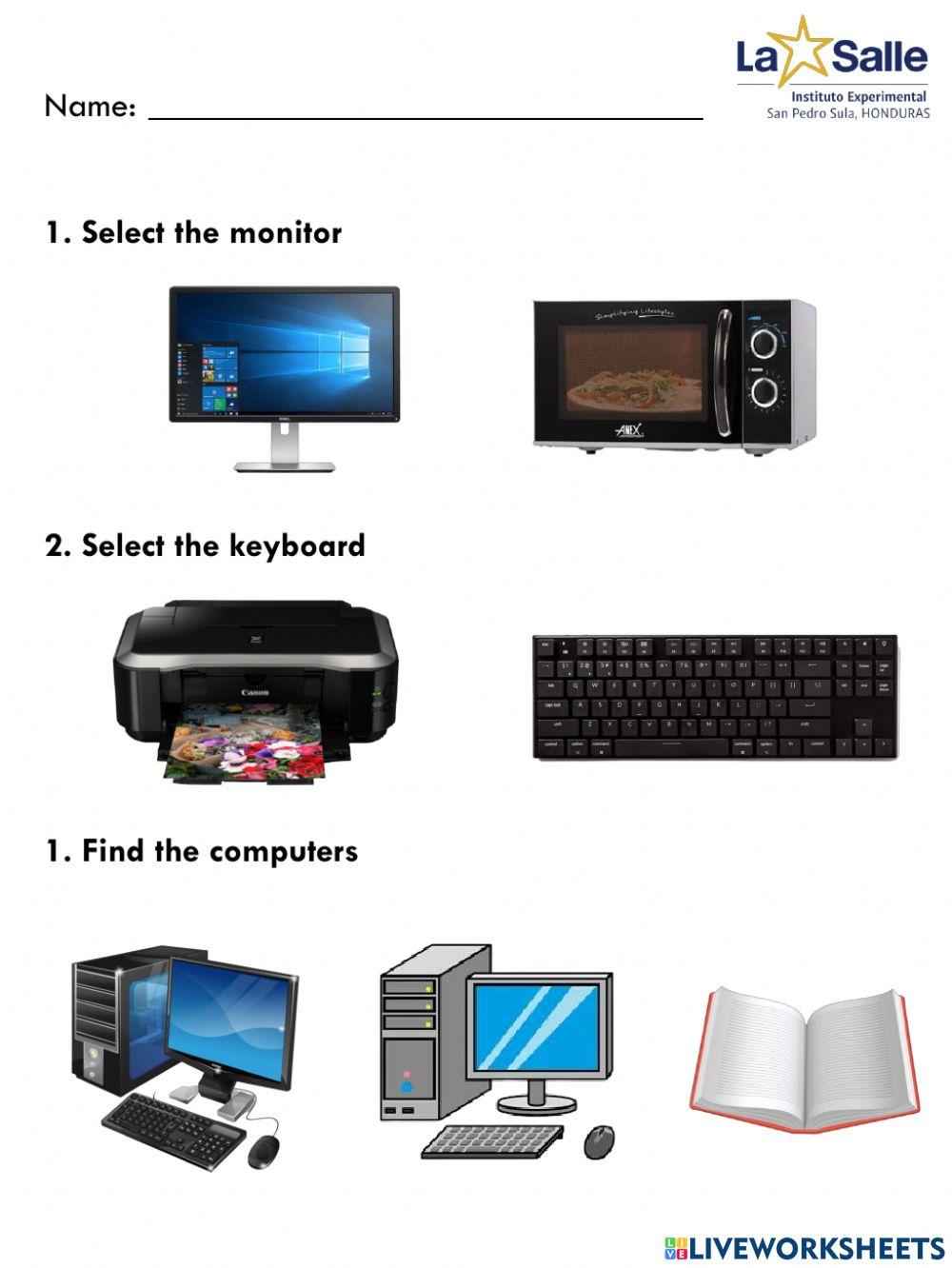 W3 - The computer | fatimasoliss | Live Worksheets