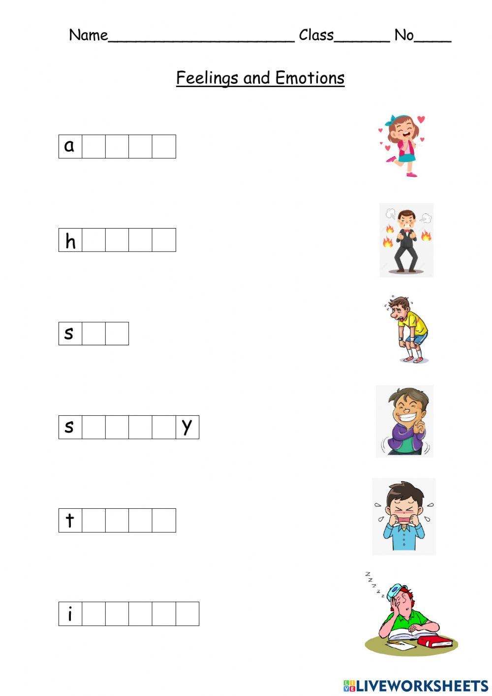 Feelings & Emotions | Joobz_jeed | Live Worksheets