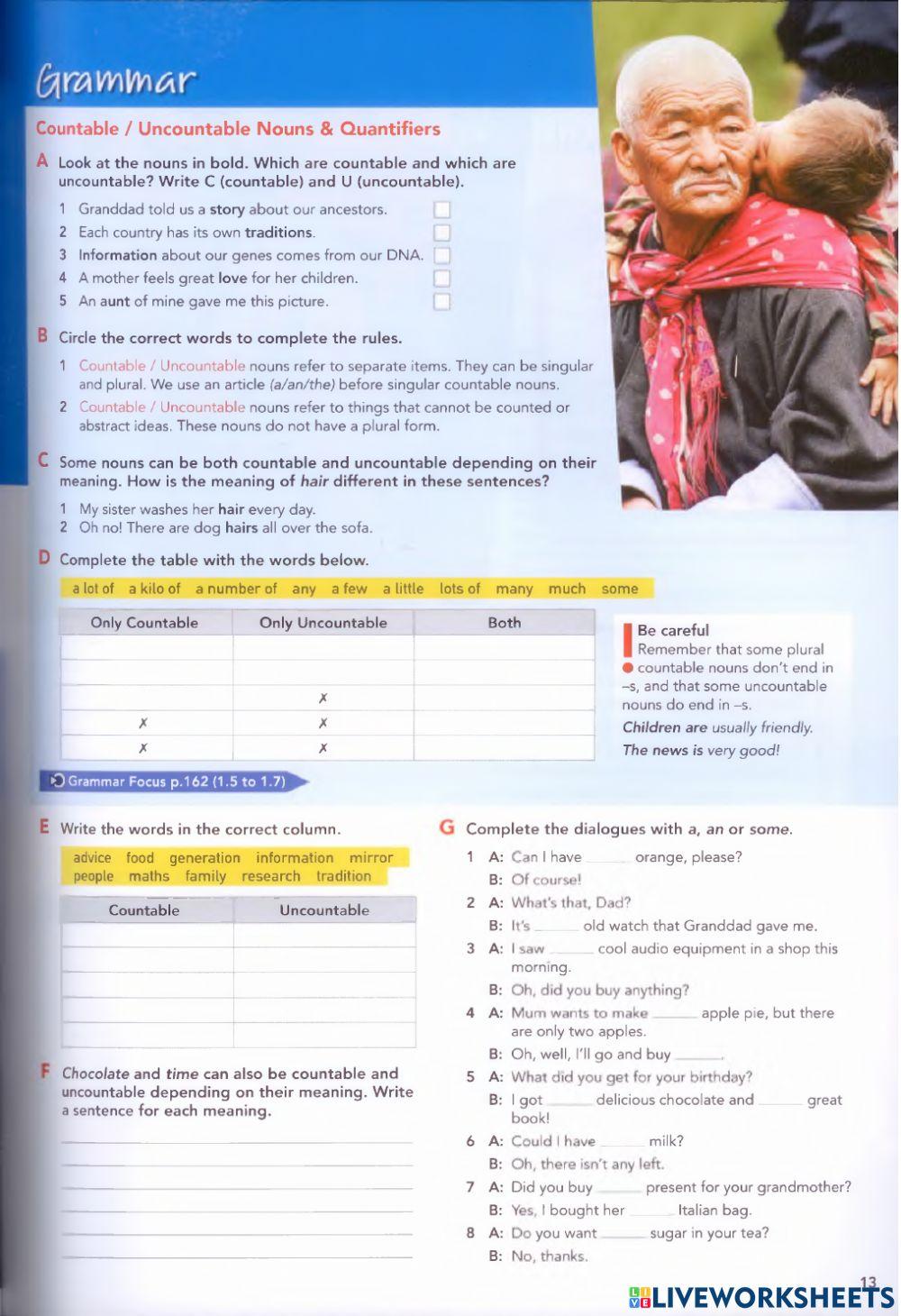 GRAMMAR -UNIT 1 pg 13 | Noraini Bahari | Live