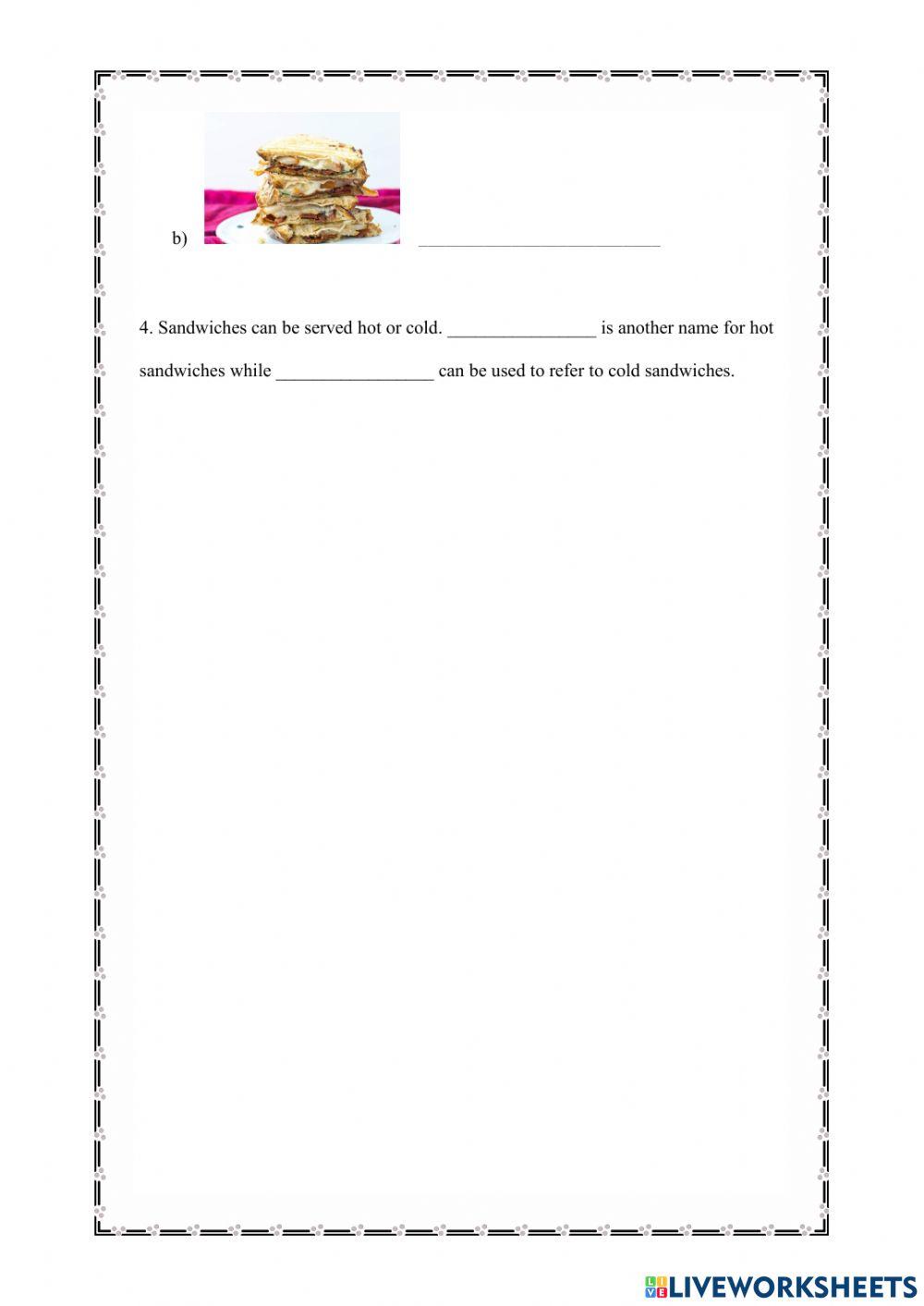 1874408 | Sandwich Making | Keturah Huyler