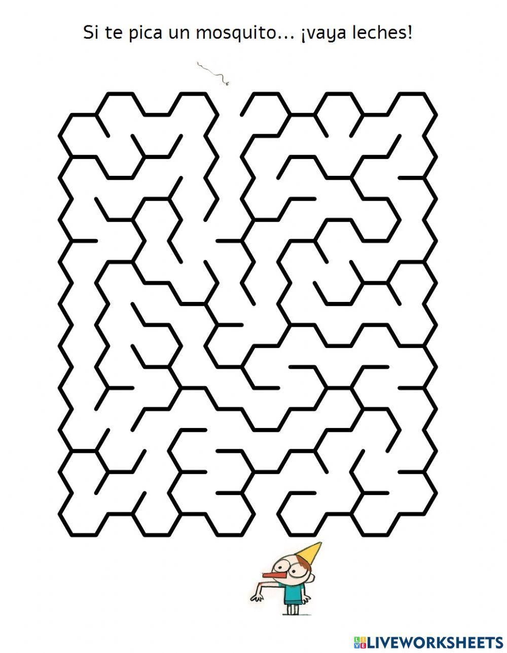 Si te pica un mosquito worksheet | Live Worksheets
