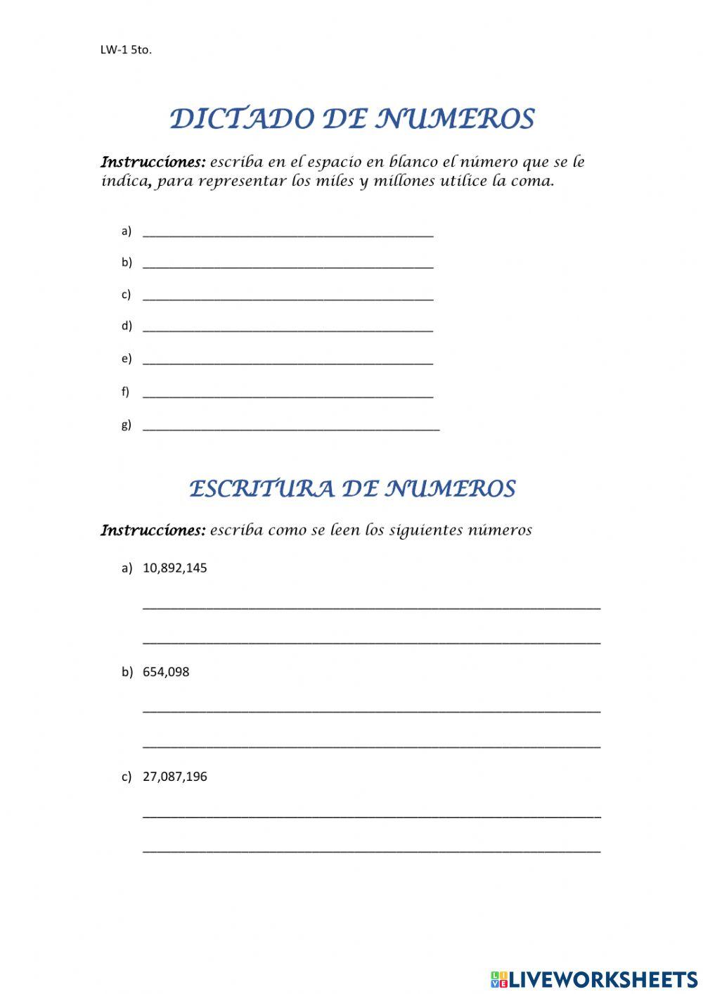 La Numeración 1875606 | Denia Ibeth Reyes Moradel | Live