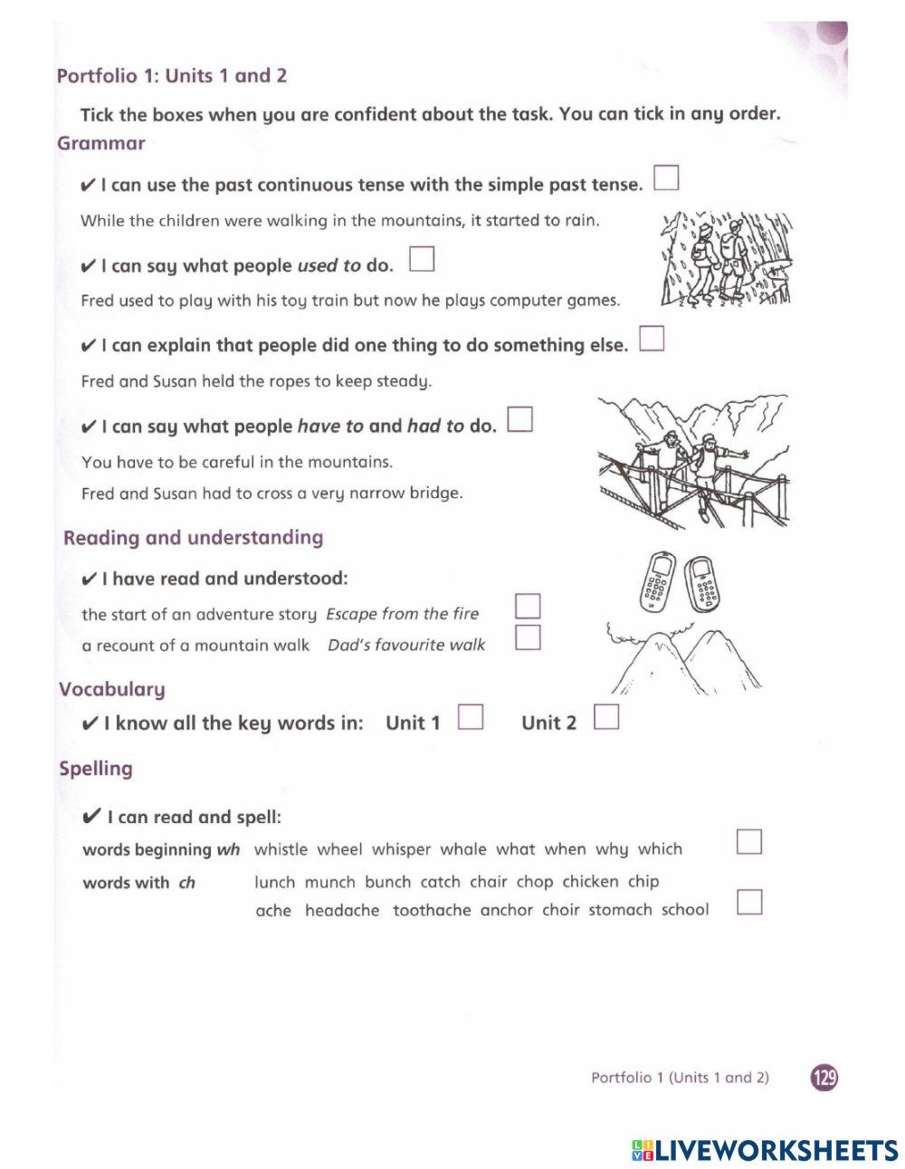 EW5.Portfolio & Diploma 1 worksheet | Live Worksheets