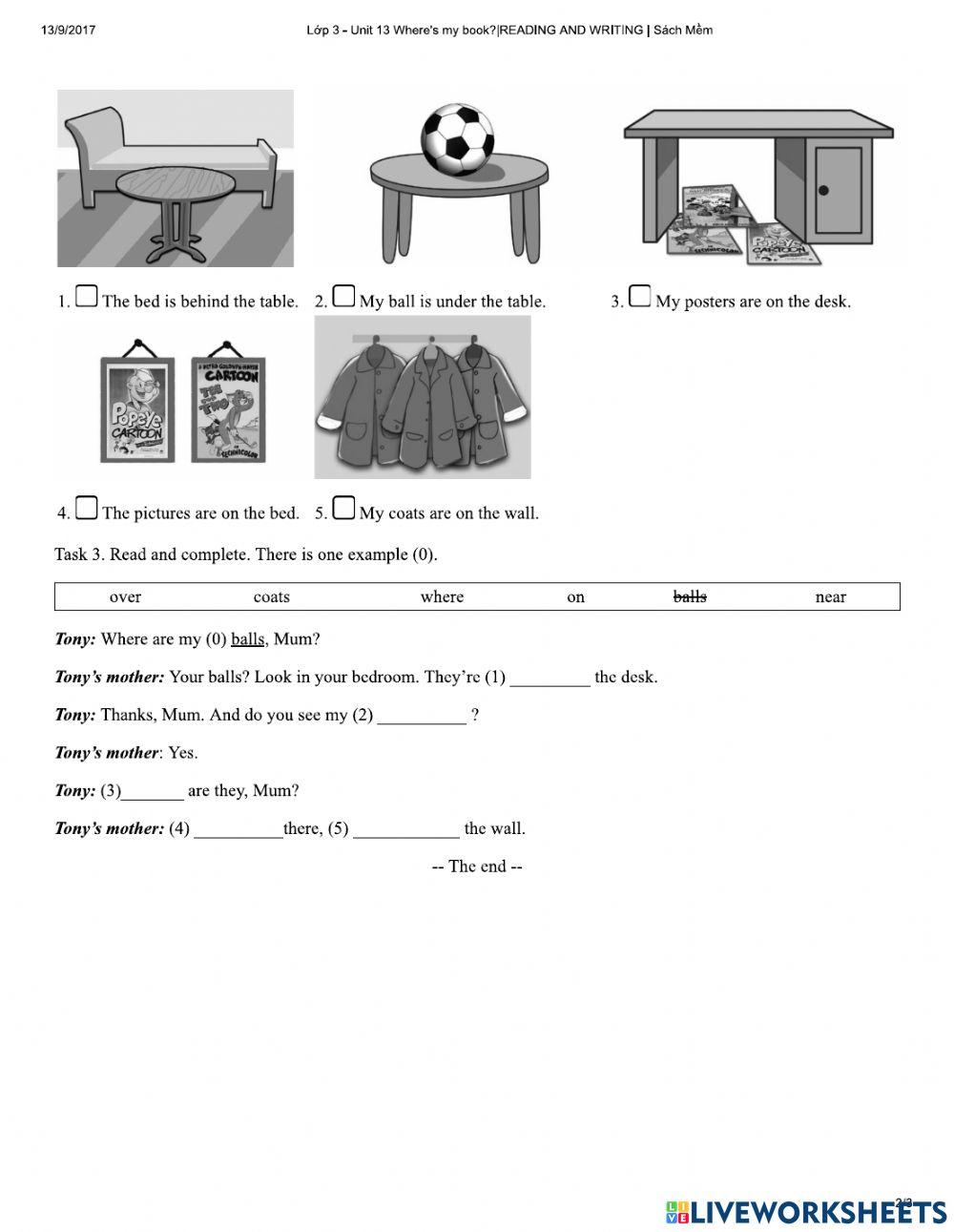 Grade 3 unit 13 worksheet | Live Worksheets