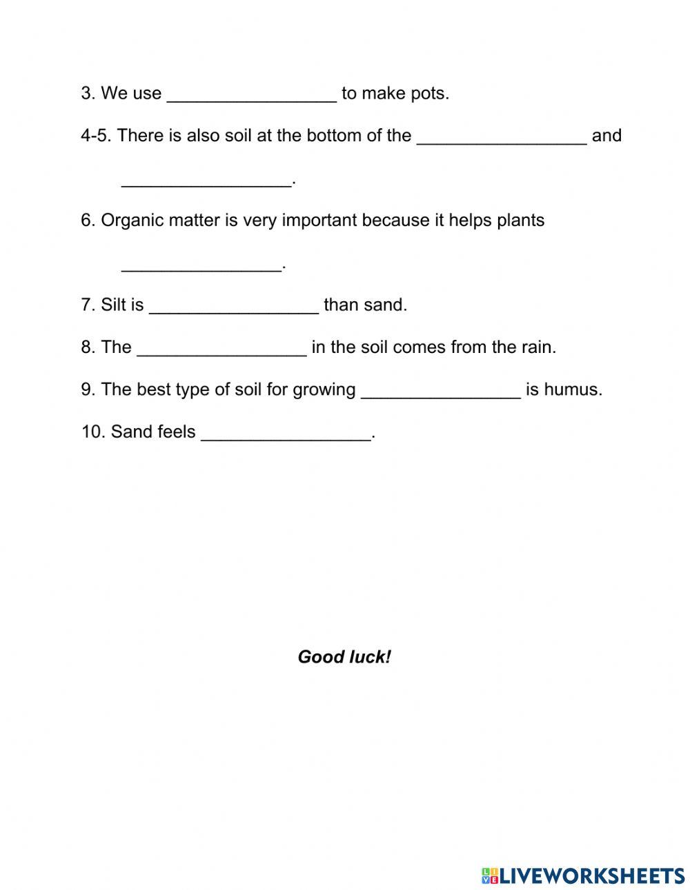 Gr.2-SCIENCE-Final Assessment Term2 online exercise for | Live Worksheets