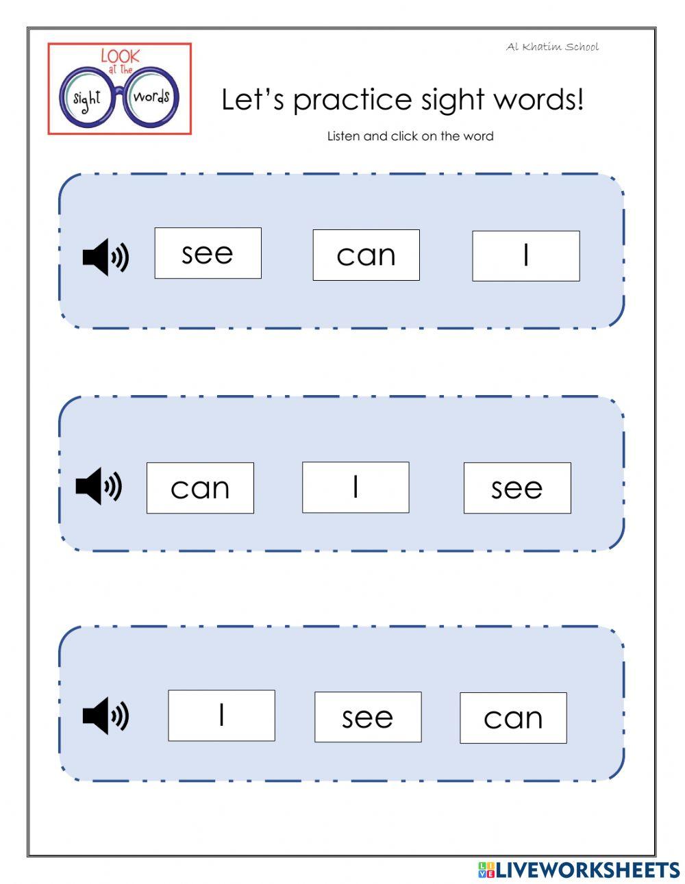 Sight word practice 1876630 | Michelle Morta | Live
