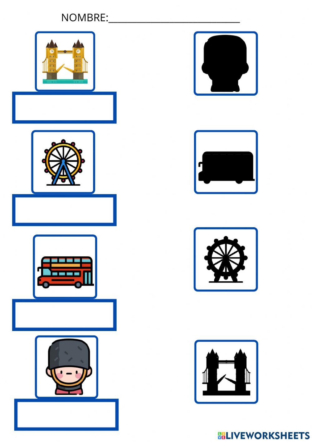 London online worksheet for INFANTIL | Live Worksheets