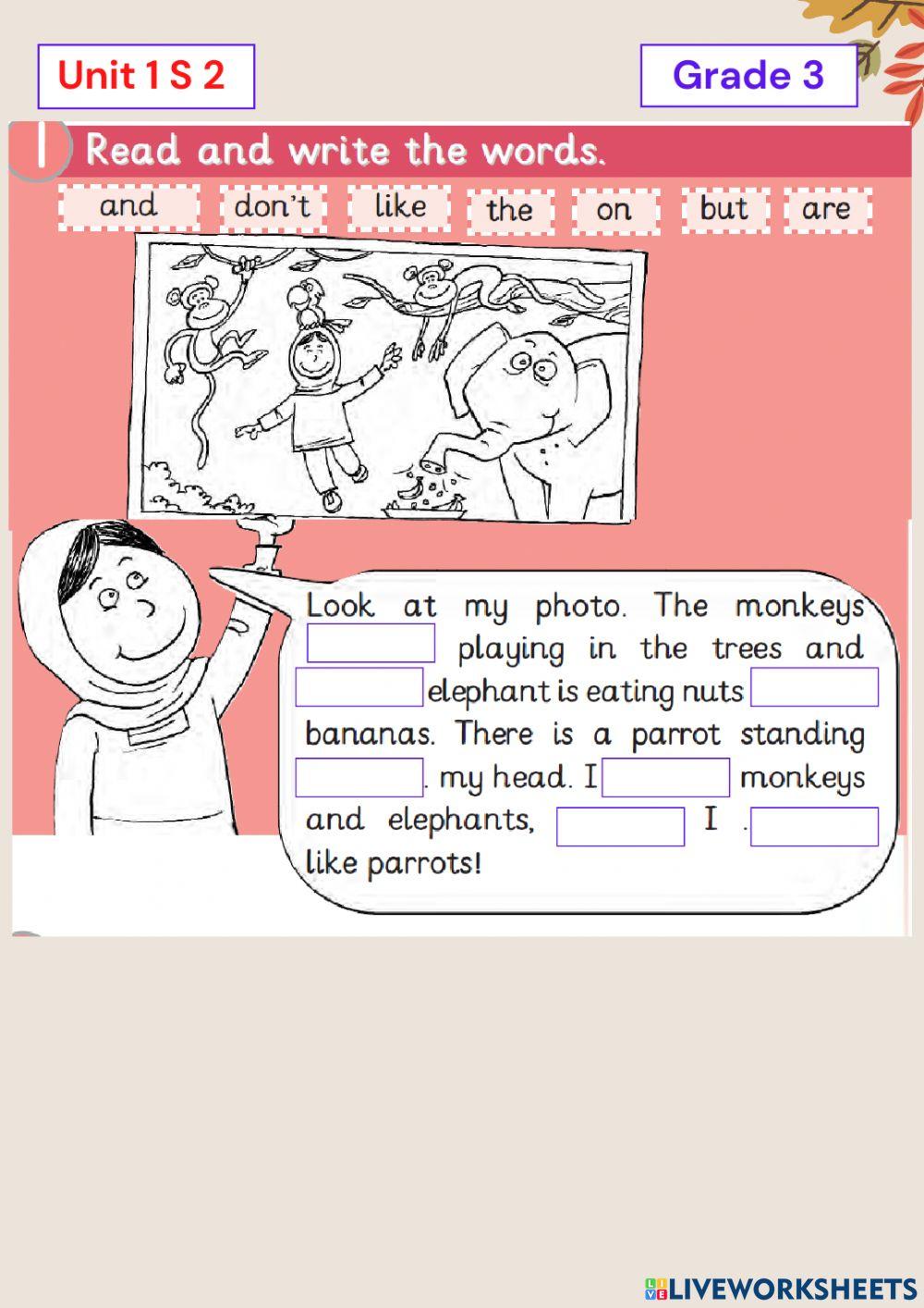 Unit 1 S 2 Grad… | Free Interactive Worksheets | 1877327