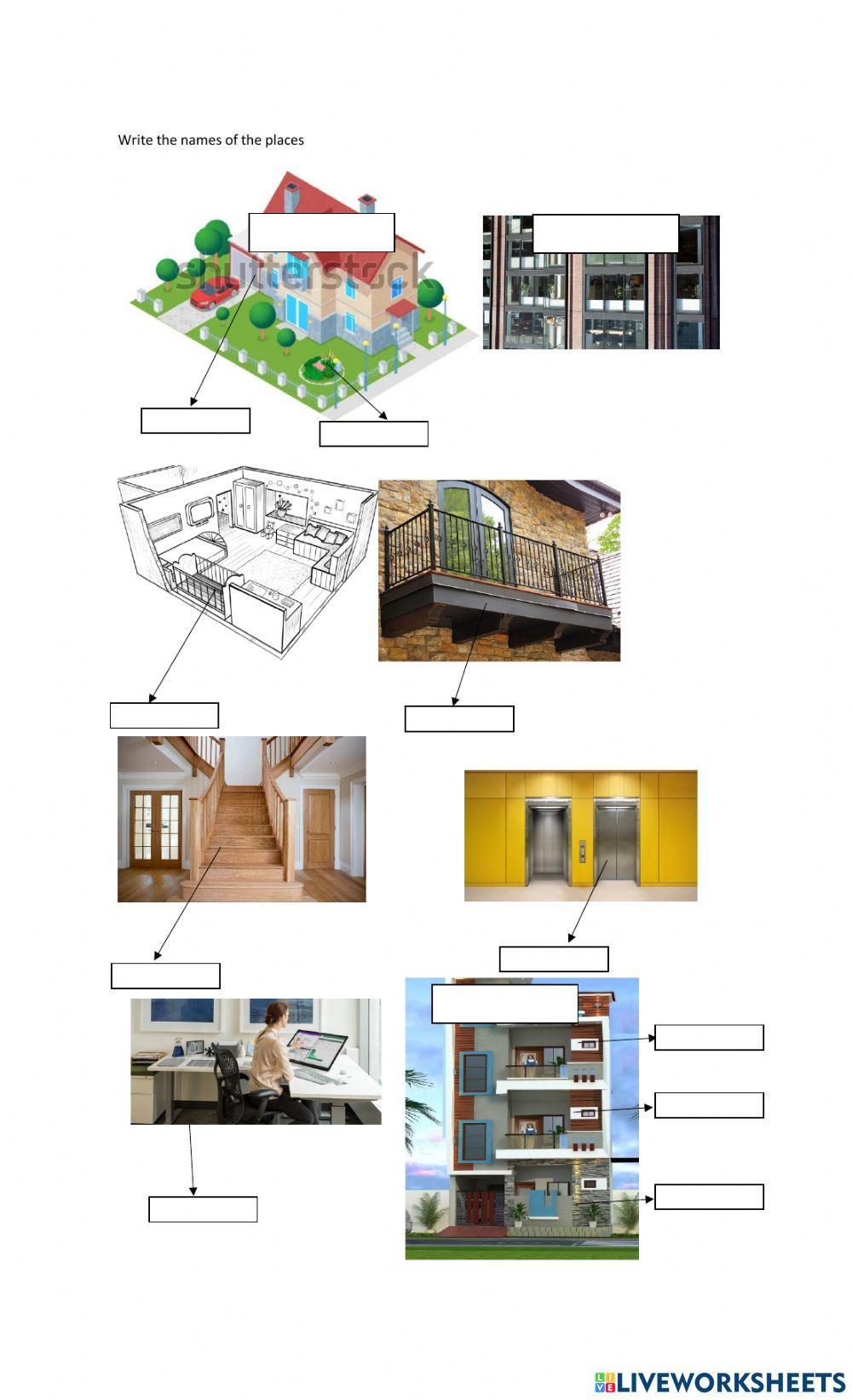 Describe your neighborhood worksheet | Live Worksheets