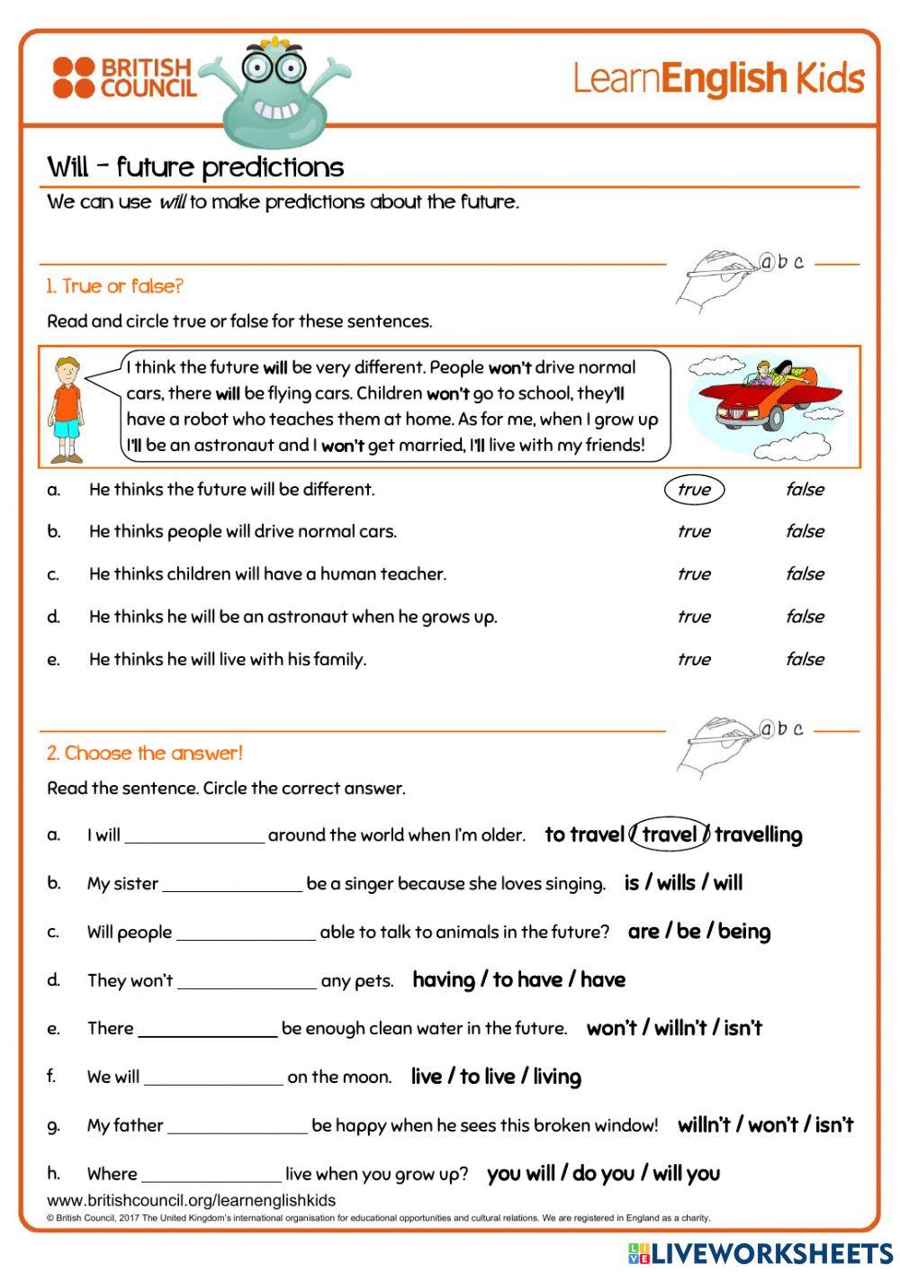 Will - Future Predictions 5301100 | TeacherAlmaDM | Live