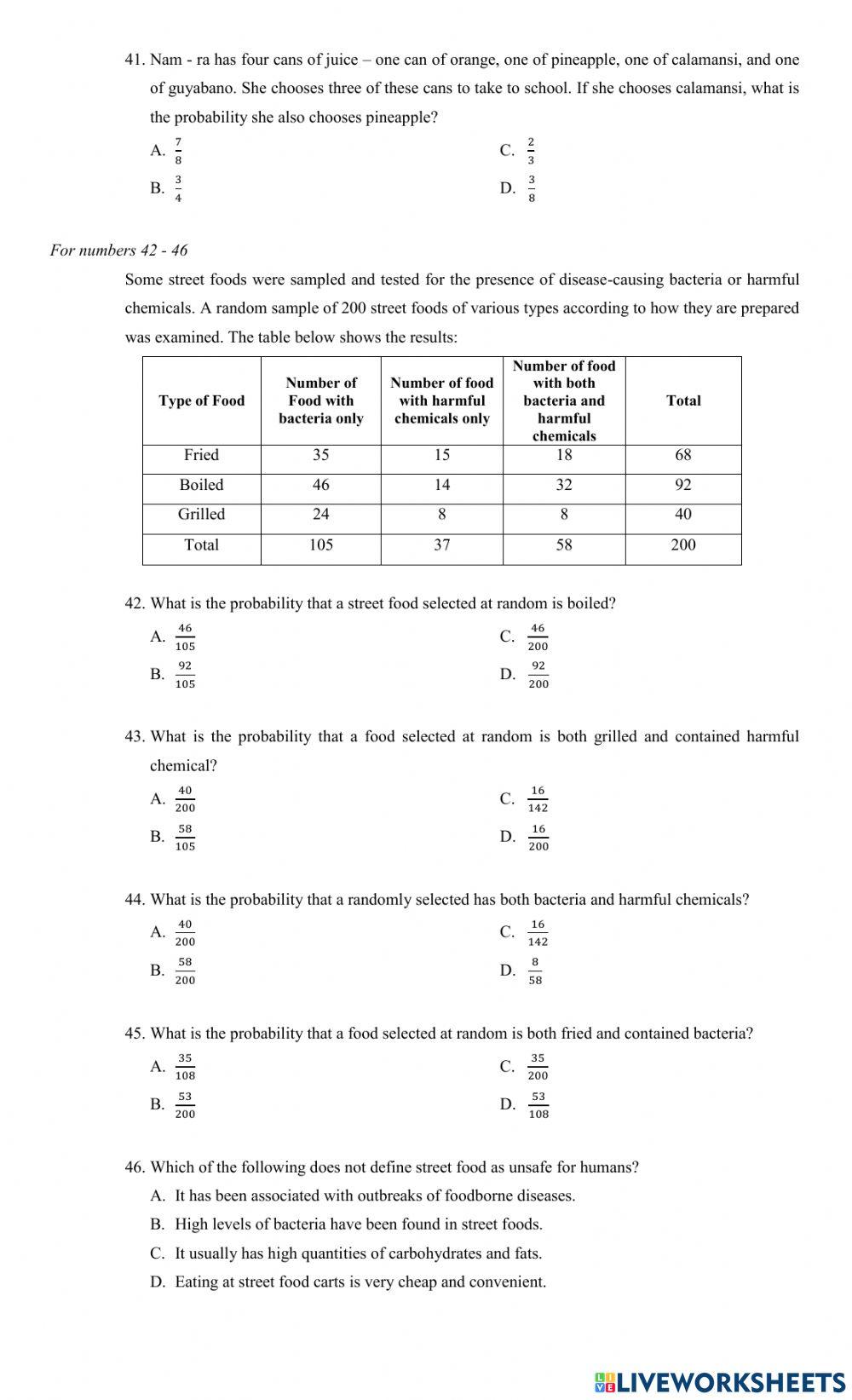 Grade 10 - Pers… | Free Interactive Worksheets | 5301482