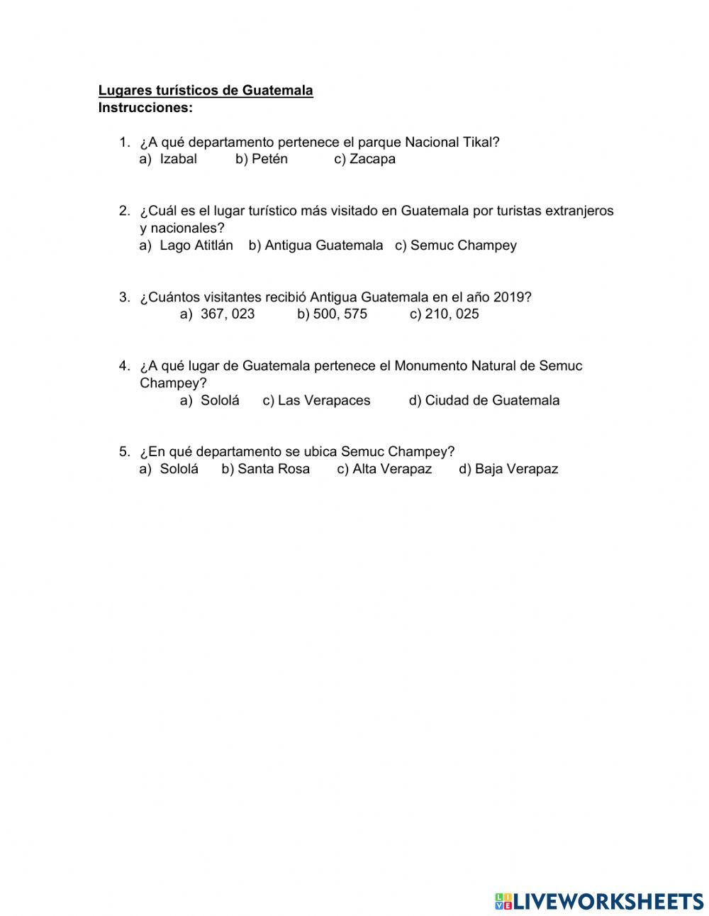 Guatemala 1879141 | Melisa_Osro | Live Worksheets