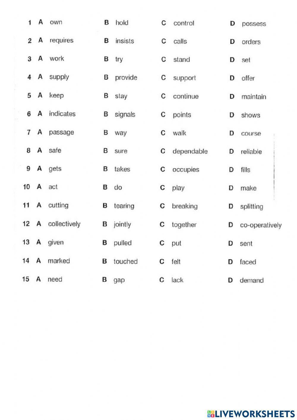 Reading test b2 | vannguyen09 | Live Worksheets