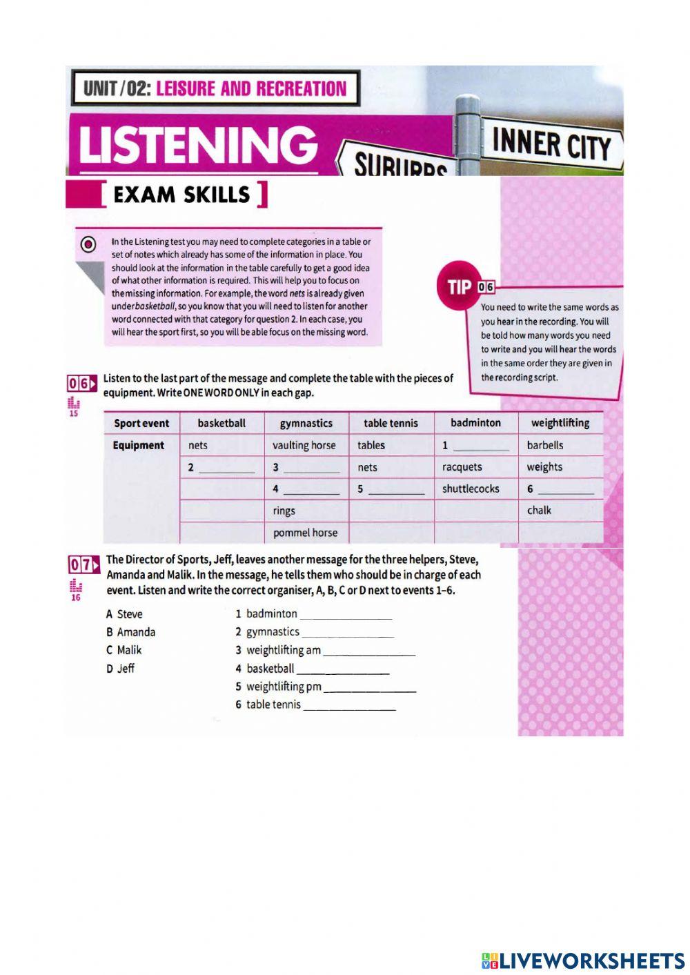 MINDSET 2. Unit… | Free Interactive Worksheets | 1879579