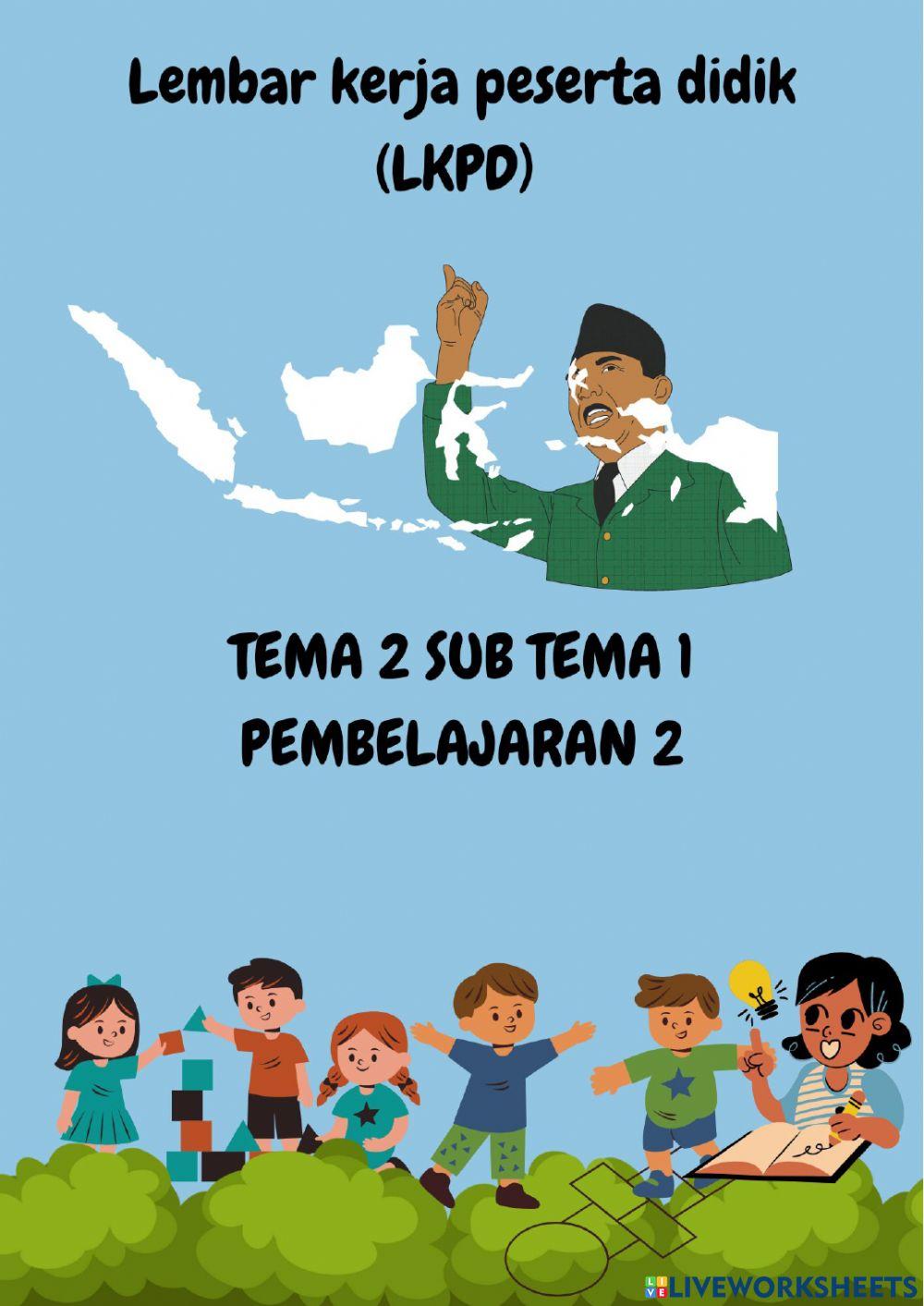 Lkpd digital online pdf exercise for 4 | Live Worksheets