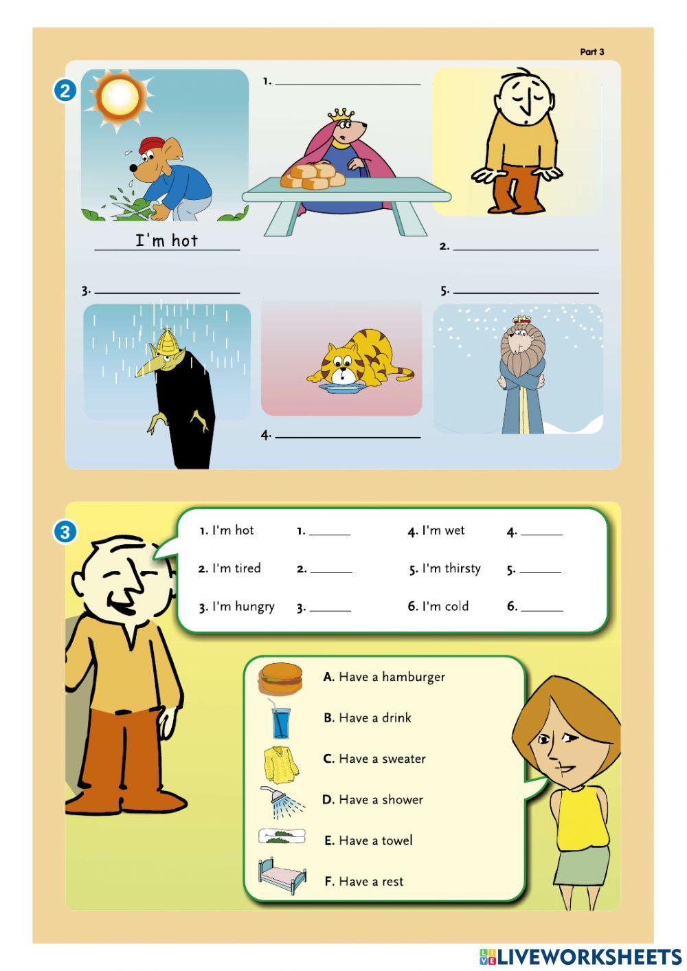 Chapter 3 Muzzy worksheet | Live Worksheets
