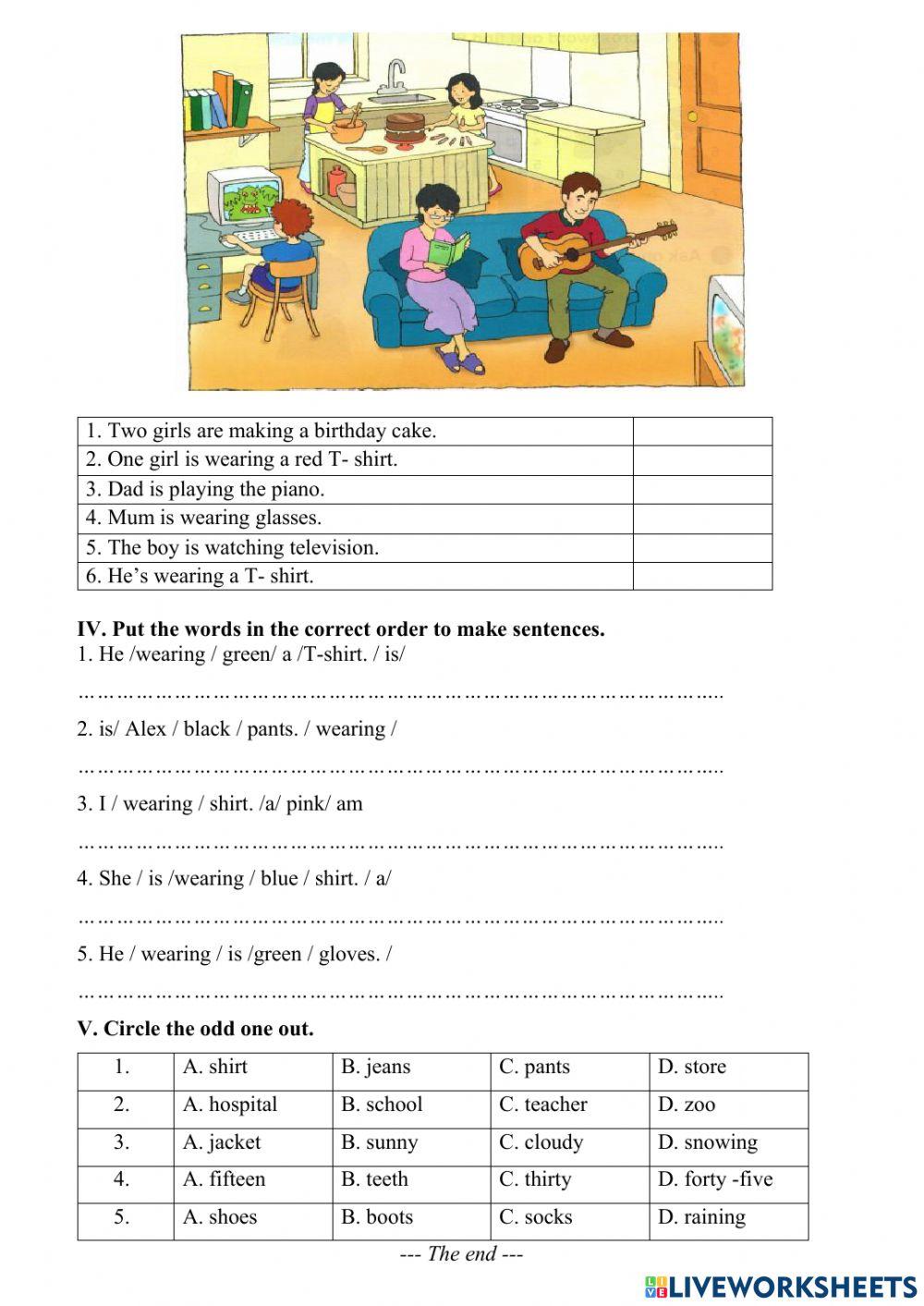 2A Week 22 Homework worksheet | Live Worksheets