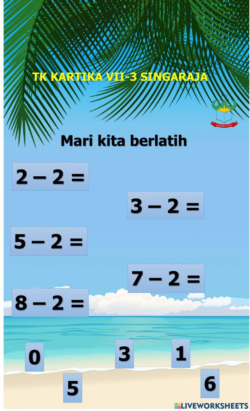 Menghitung interactive exercise for 0 | Live Worksheets