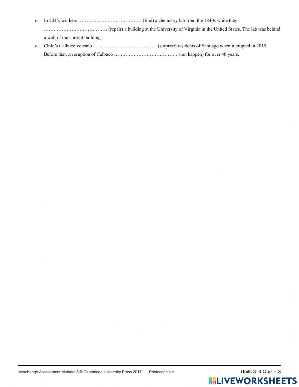 MidTerm B1.1 online exercise for | Live Worksheets