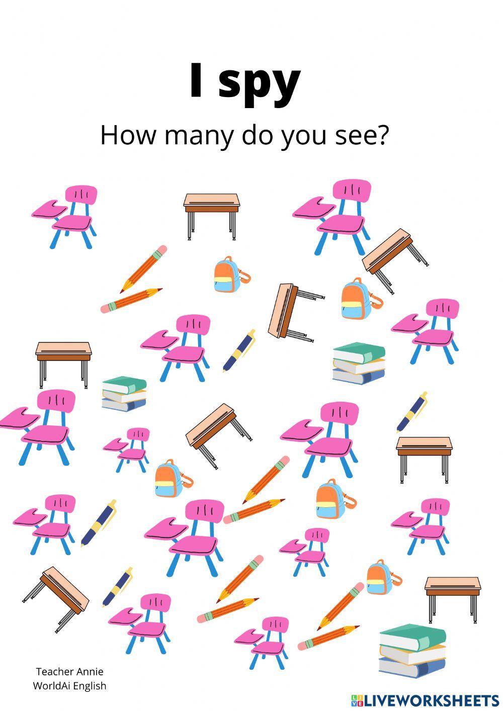 1881204 | I spy | Ann | LiveWorksheets