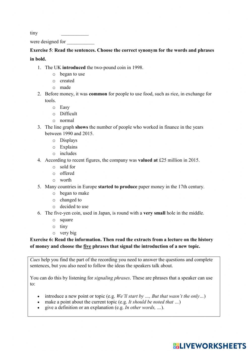 CLASS 7-UNIT 3-Page 13-17 worksheet | Live Worksheets
