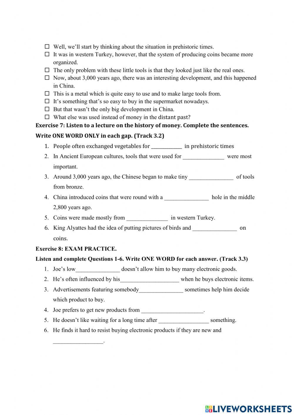 CLASS 7-UNIT 3-Page 13-17 worksheet | Live Worksheets