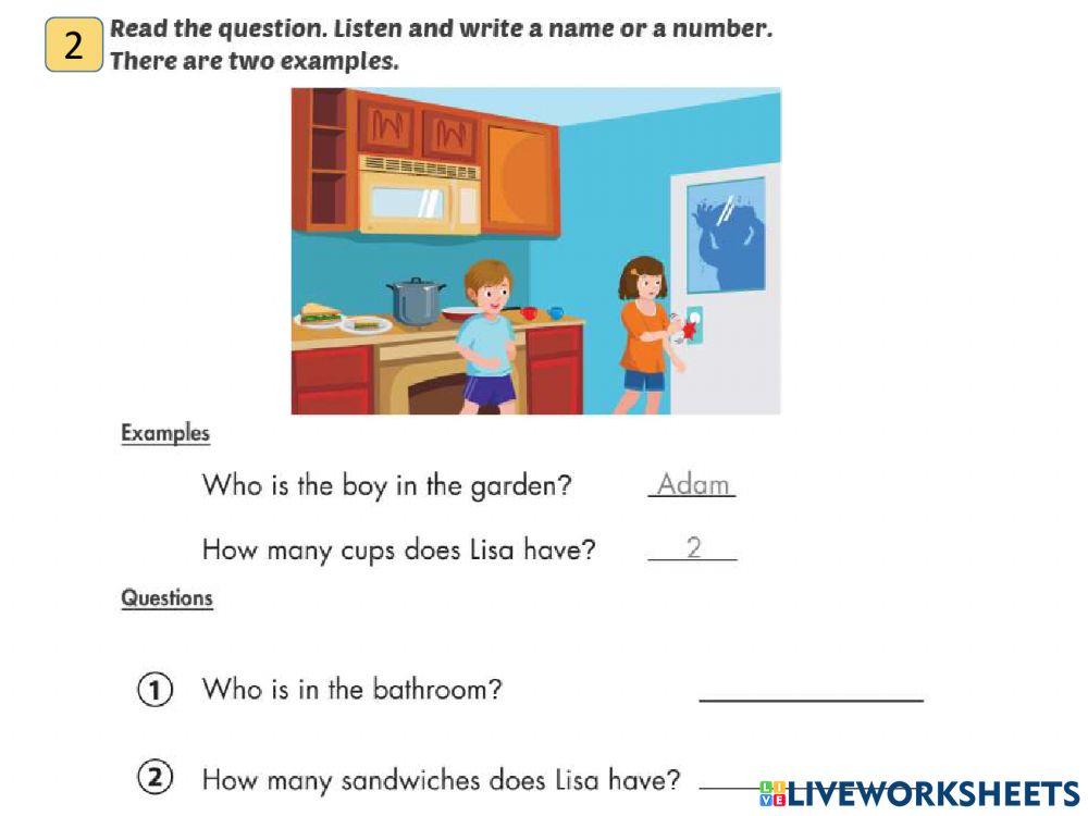Home interactive worksheet for 3 | Live Worksheets
