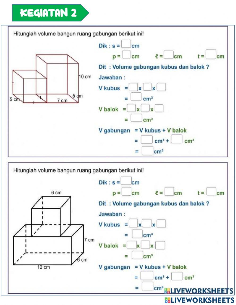 Kelas 6 online pdf activity | Live Worksheets
