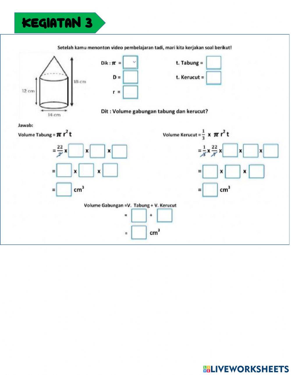 Kelas 6 online pdf activity | Live Worksheets