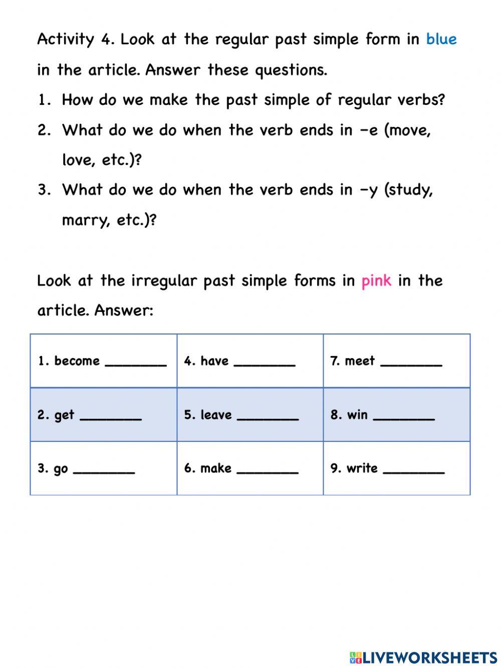 Past simple - James Cameron 1151 | Arelly Chiu Castillo