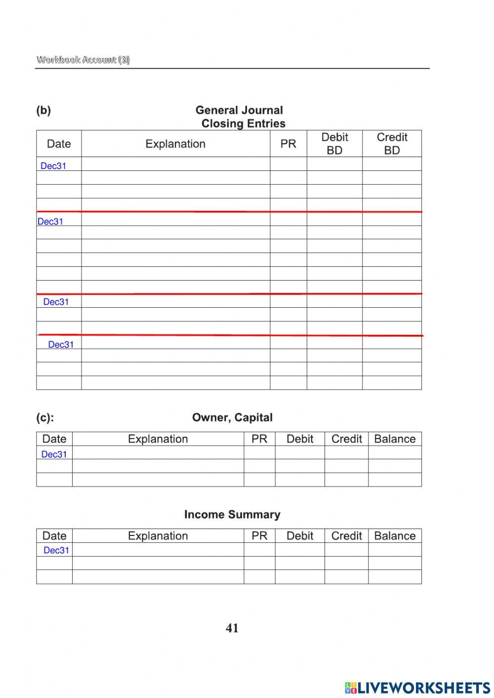 closing 3 online exercise for | Live Worksheets